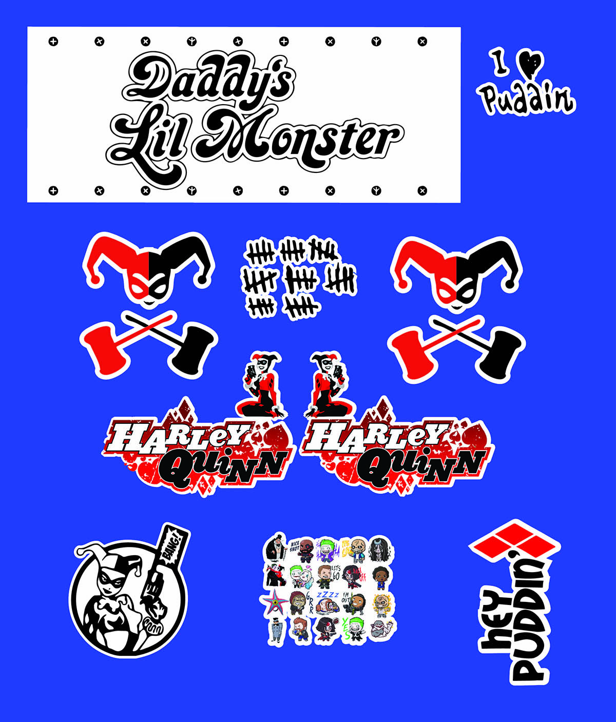 DER Harley Quinn Max - STICKERSHOCK23.COM
