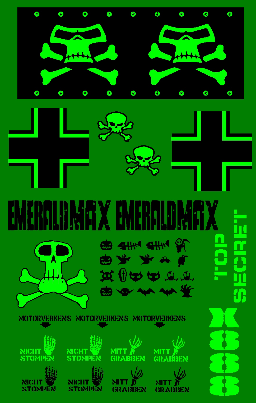 DER EMERALD MAX - STICKERSHOCK23.COM